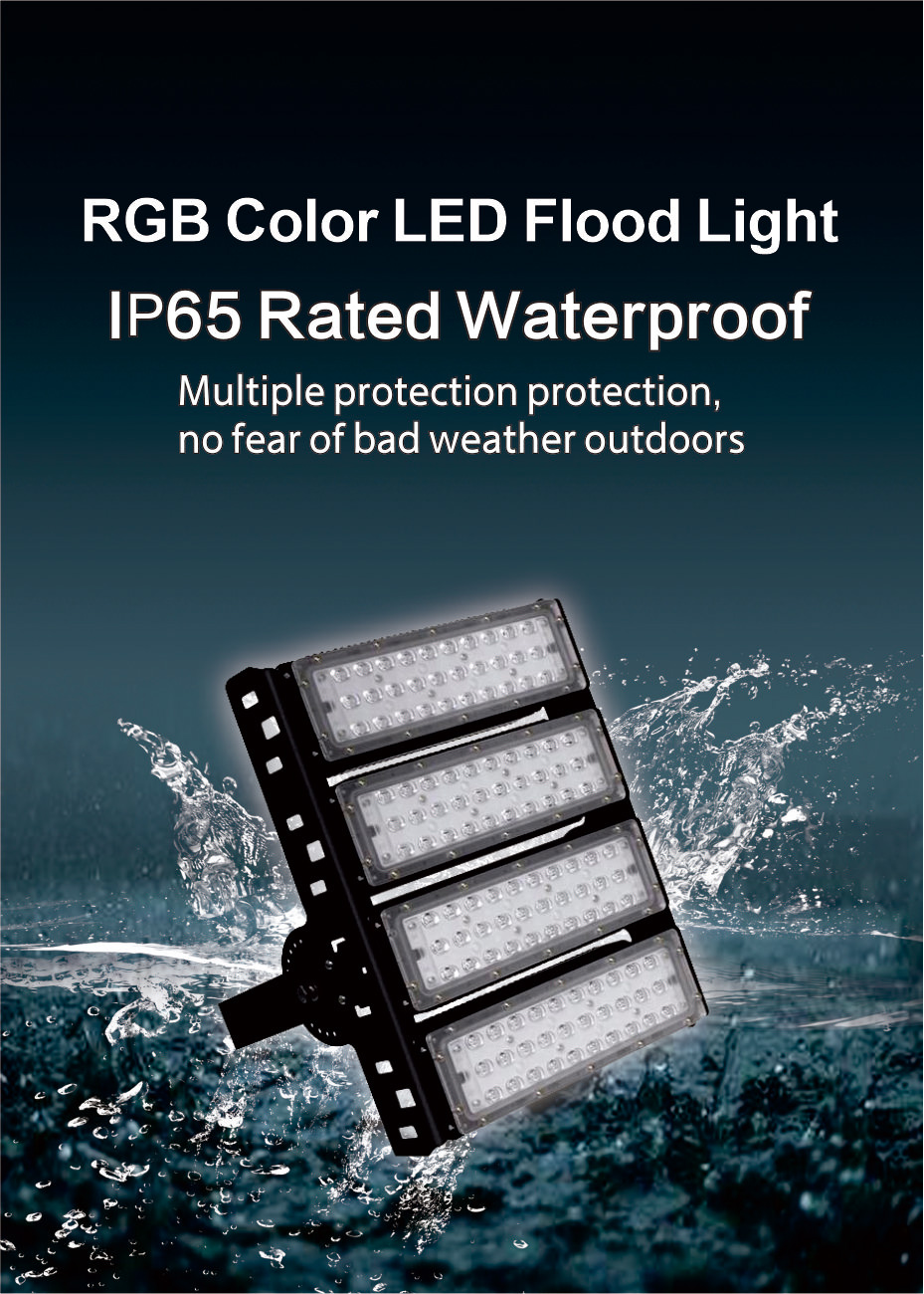 50W-500W LED RGB Flood Light Reflector Projector Lamp With Remote ...